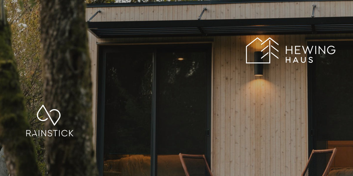 RainStick and Hewing Haus Elevate Modular Home Designs | RainStick Shower